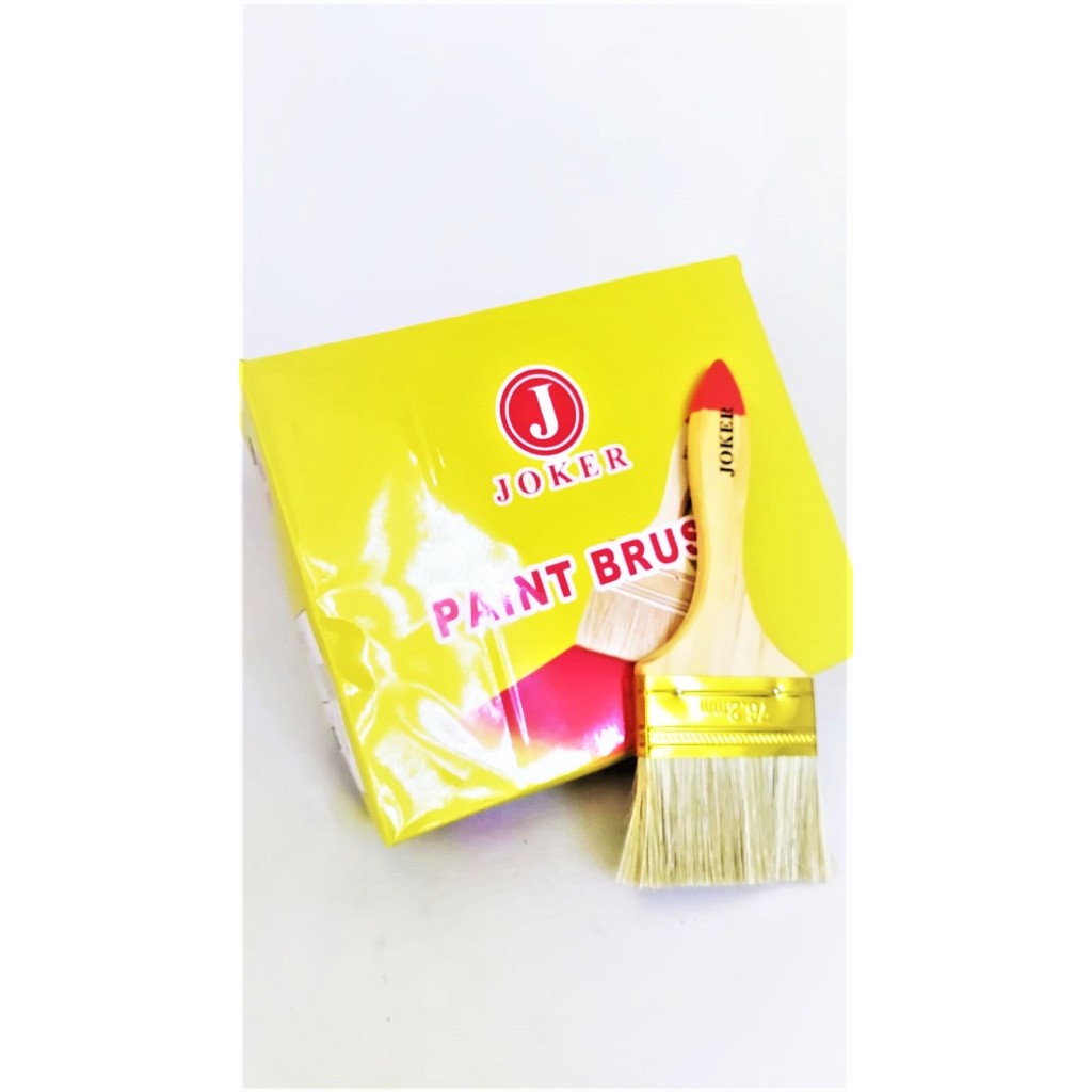 Jual Paint Brush / Kuas Cat / Kuas Tembok Gagang Kayu JOKER (Harga ...