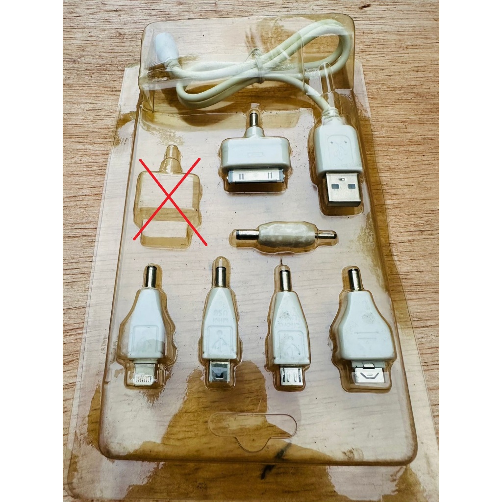 Jual KABEL CHARGER UNIVERSAL 6 IN 1 MICRO USB/ MINI USB/ NOKIA COLOKAN ...
