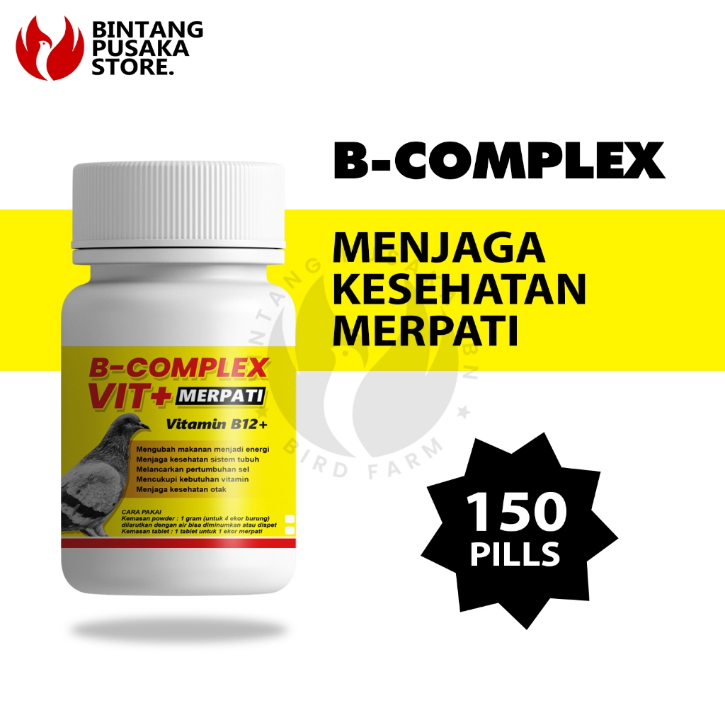 Jual B Complex Vitamin Hewan Unggas Merpati / Bintang Pusaka | Shopee ...