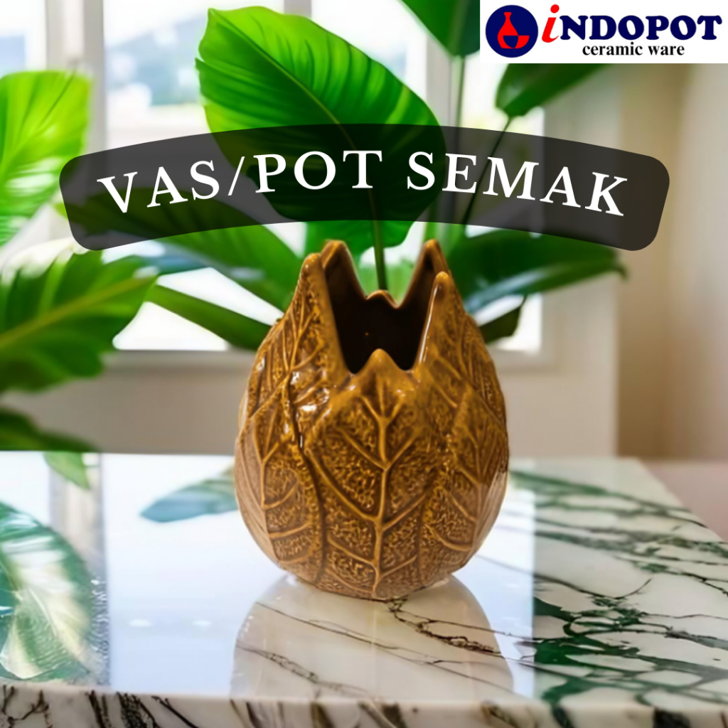 Jual Vas Pot Keramik Model Semak bisa untuk dekorasi rumah berbagai ...