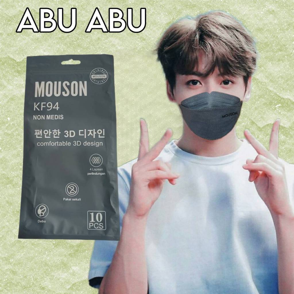 Jual Masker KF94 PREMIUM Mouson Warna warni 4ply isi 10 pc Disposable Mask | Shopee Indonesia