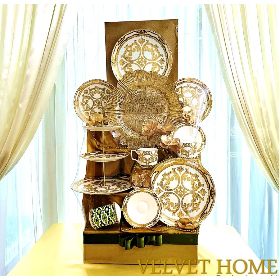 Jual Parcel Lebaran mewah keramik porselen idul fitri ramadhan hampers ...