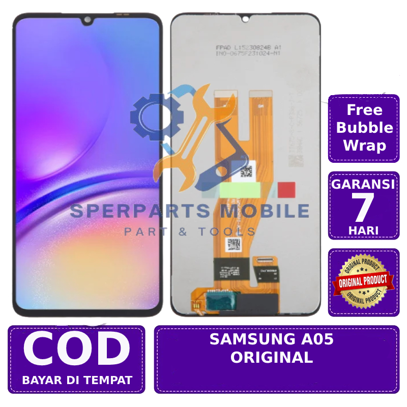 Jual LCD SAMSUNG A05 ORIGINAL FULLSET GARANSI+PACKING BUBBLE | Shopee ...