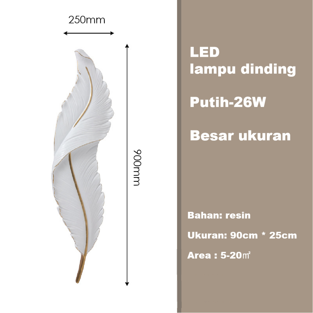 Jual Lampu Dinding Minimalis 3 Warna Lampu Hias Dinding Nordic LED ...