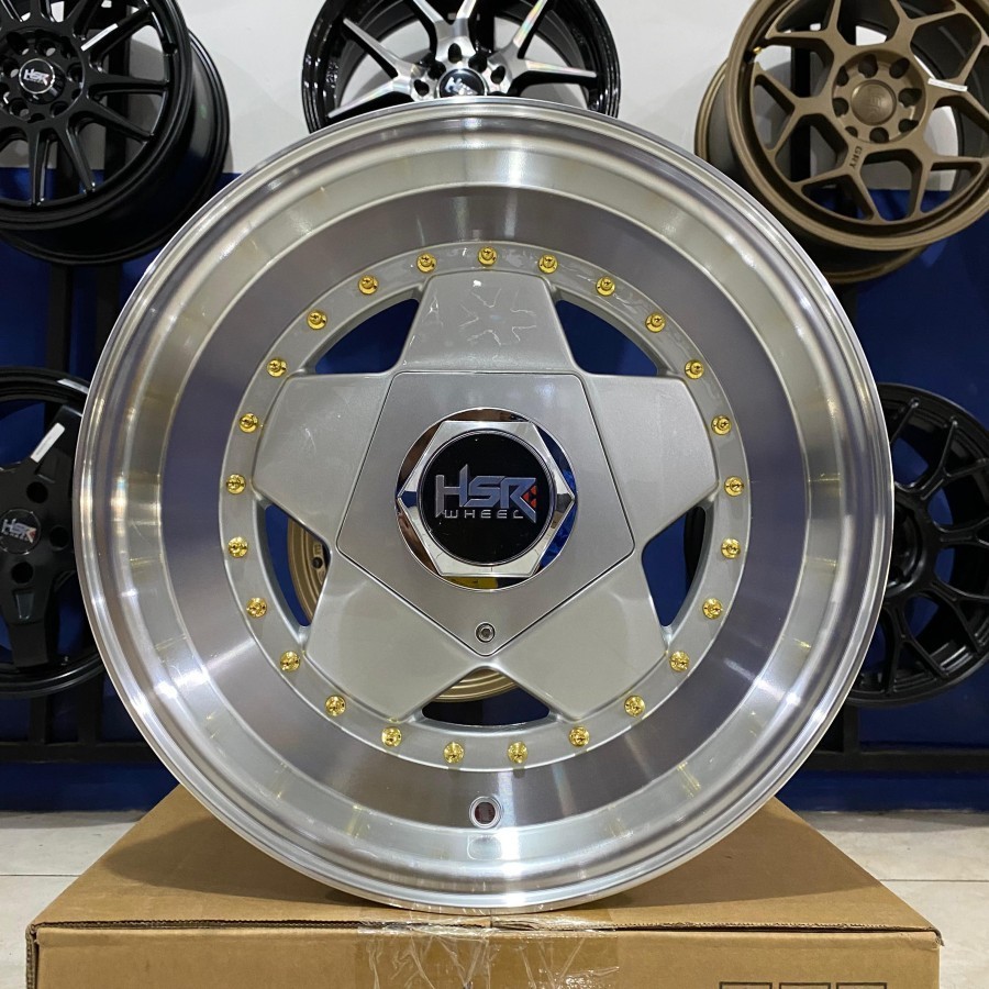 Jual Velg Mobil Celong R15 Lebar 7,5/8,5 Lobang Baut 4 Dobel pcd 4x100/114 HSR AACHEN Ring 15 ...