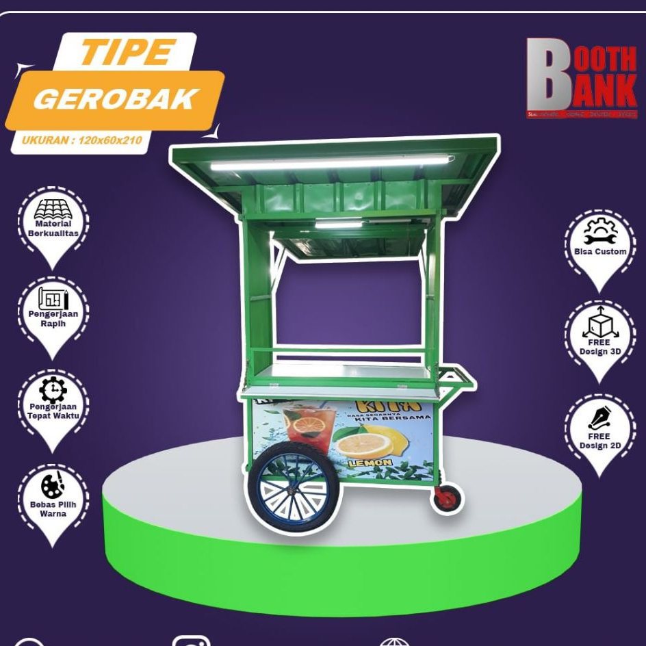 Jual Gerobak Booth Dorong | Shopee Indonesia