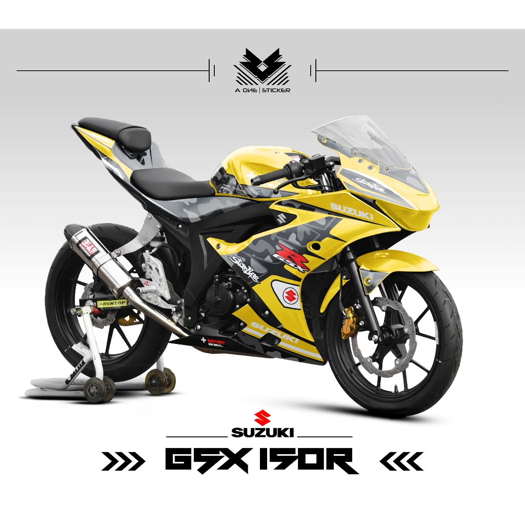 Jual STRIPING SEMIFULL SUZUKI GSX R150 MOTIF 2 / EDISI CAMO / STICKER ...