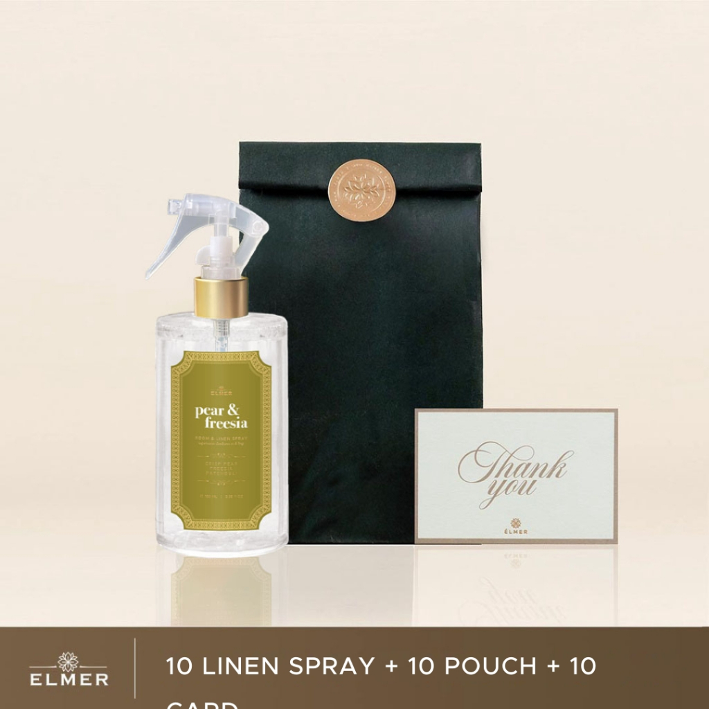 Jual 10 ROOM & LINEN SPRAY (Gifting Kit Set - Sabun Cuci Tangan ELMER ...