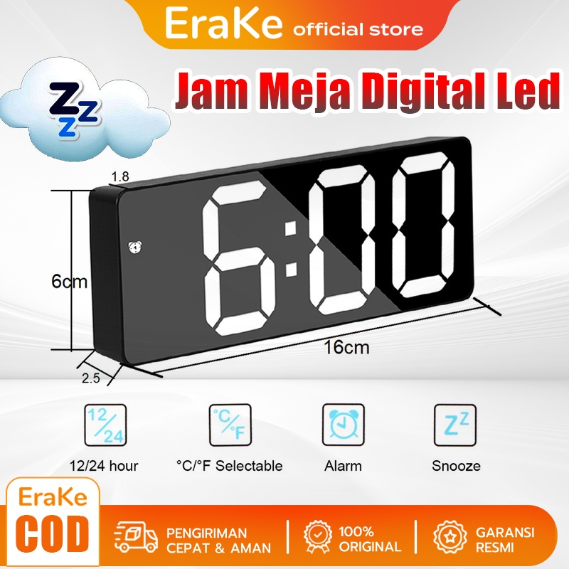 Jual Jam Meja Digital Led Jam Alarm Dinding Meja Digital Weker Table ...