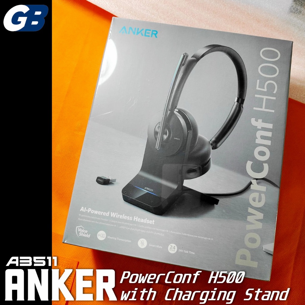 Jual AnkerWork Anker A3511 PowerConf H500 Bluetooth Headphone Headset ...