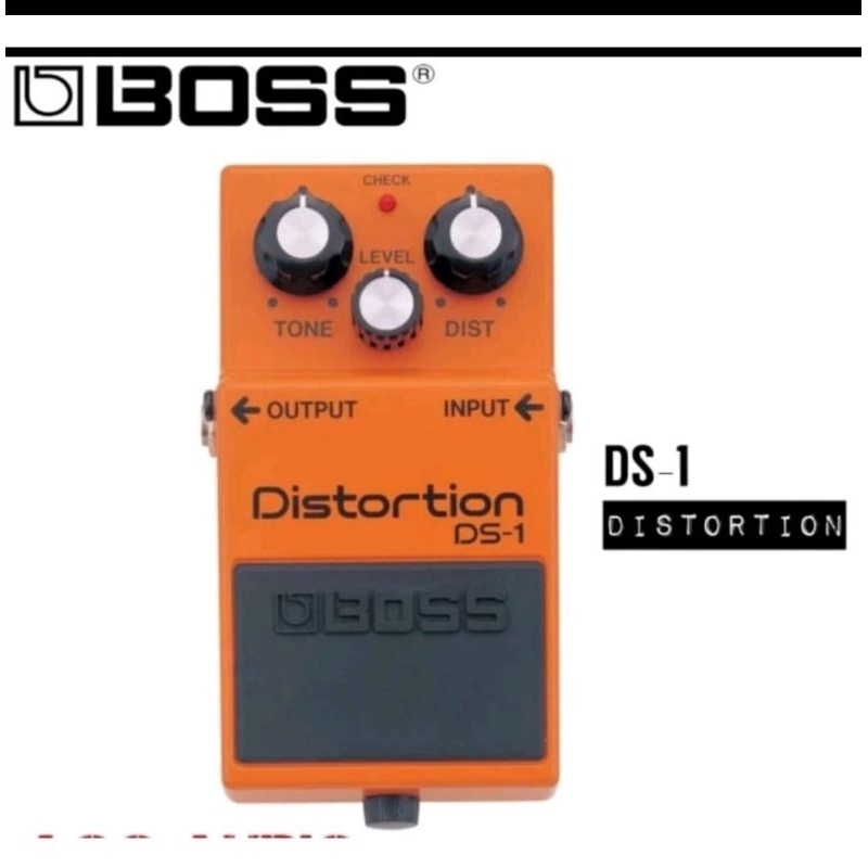 Jual EFEK GITAR STOMPBOX BOSS DS-1 DISTORSI ORIGINAL GARANSI RESMI ...