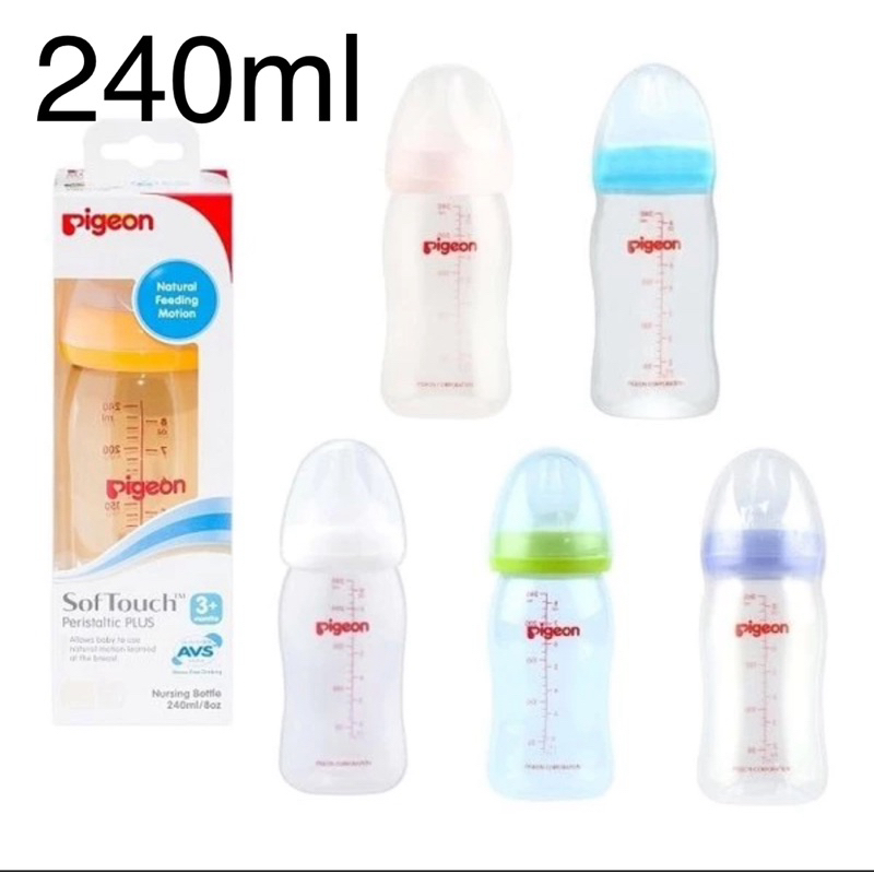 Jual Pigeon Peristatic Plus Wideneck DENGAN BOX Size M 4.5 bln keatas Nursing Bottle PROMO Botol ...