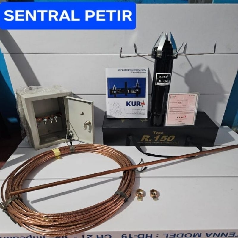 Jual Paket Penangkal Petir Kurn Ori R150 Lengkap Tinggal Pasang ...