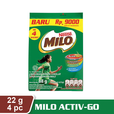 Jual MILO Bag 4 x 22 g | Shopee Indonesia