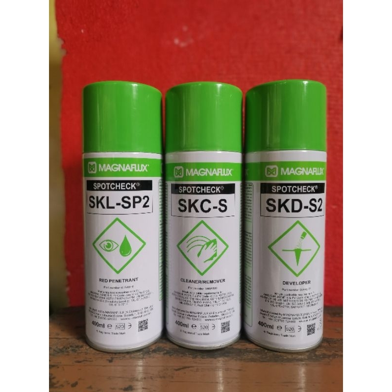 Jual Magnaflux Spotcheck satu paket Penetrant Test SKL-SP2, Developer ...