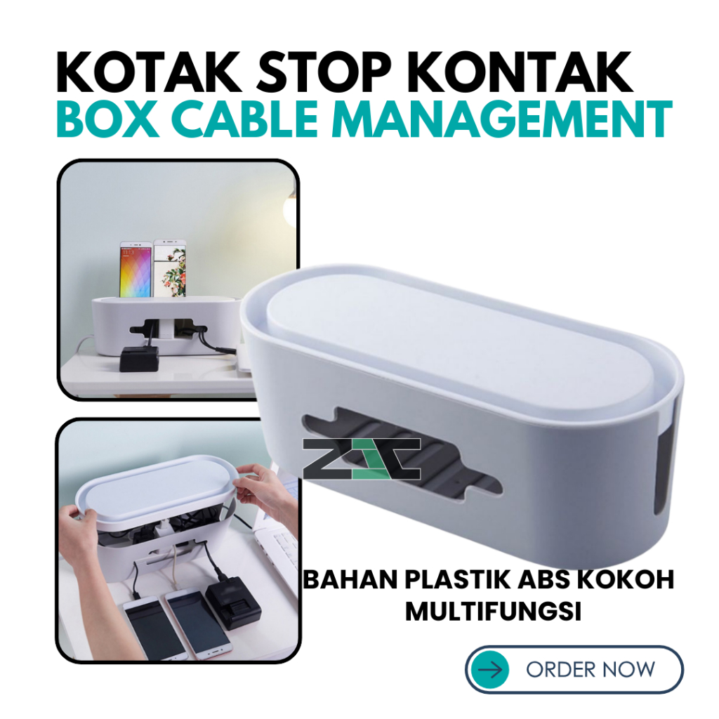 Jual KOTAK PENYIMPANAN COLOKAN KABEL STOP KONTAK KOTAK ORGANIZER KABEL ...