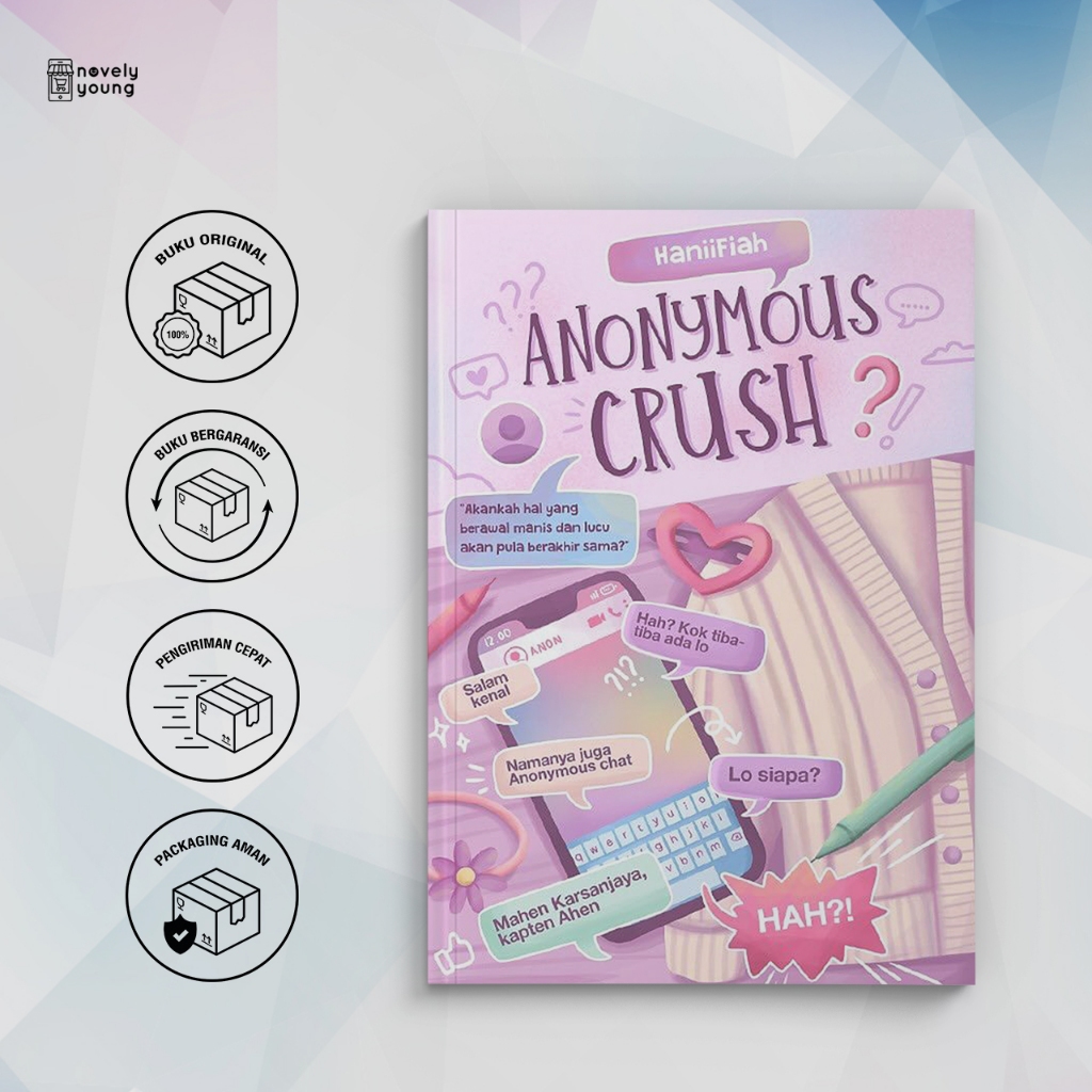 Jual Novel Anonymous Crush - Haniifiah - Skuad x Akad - Gratis Biaya Packing | Shopee Indonesia