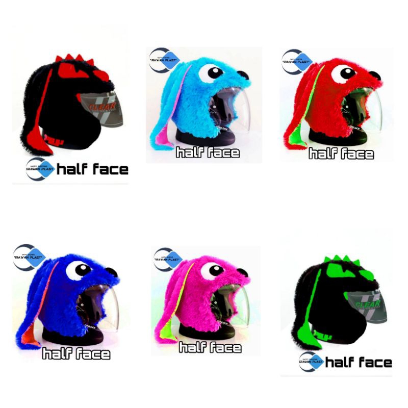 Jual Cover helm half face untuk dewasa helm CENTRO/BOGO masuk | Shopee ...