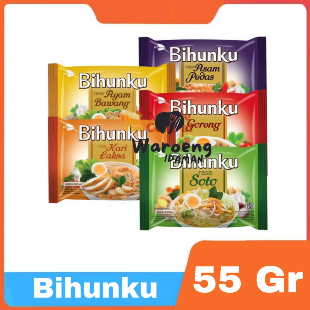 Jual Bihunku Bihun Instan 55 Gr x 5 PCS (RANDOM RASA) | Shopee Indonesia