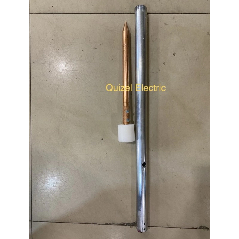 Jual Tombak Spitzen Penangkal Petir Full Tembaga 30cm+sok+Tiang 60cm ...