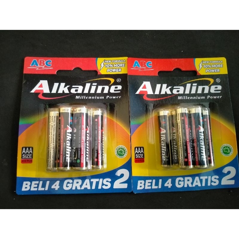 Jual Baterai ABC Alkaline AAA (exp 2028) | Shopee Indonesia