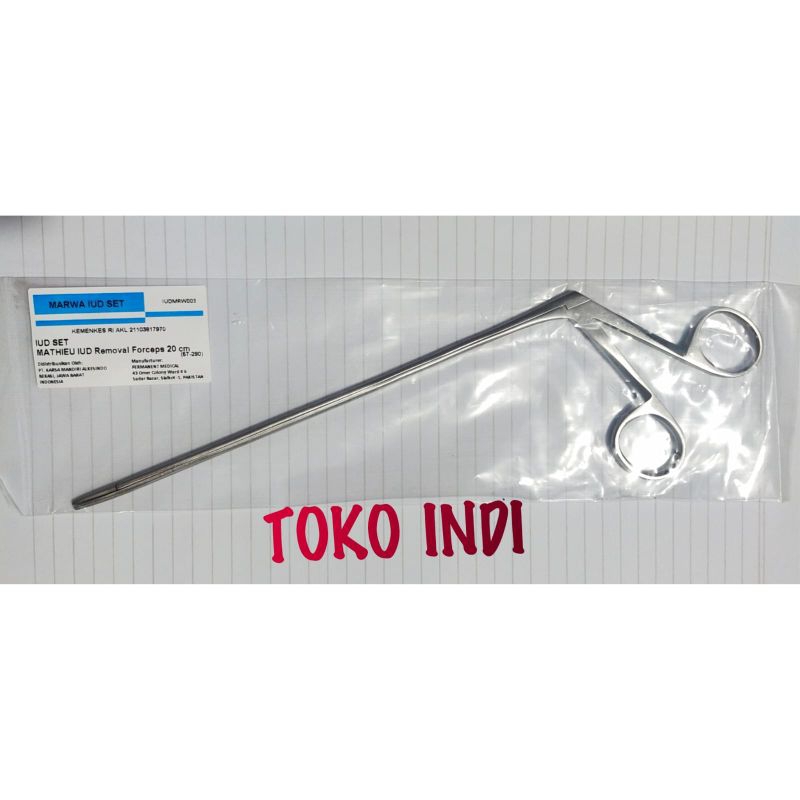 Jual Aligator IUD 20 cm original Marwa/Mathieu IUD Removal Forceps 20 cm Aligator IUD | Shopee ...