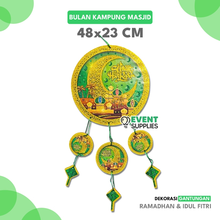 Jual 3D Gantungan Dekorasi Hiasan Gambar Alquran Ramadhan Ornament ...