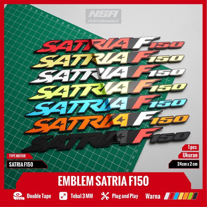Jual NSA 2PCS EMBLEM SATRIA F150 STIKER SATRIA 150 F EMBLEM MOTOR ...