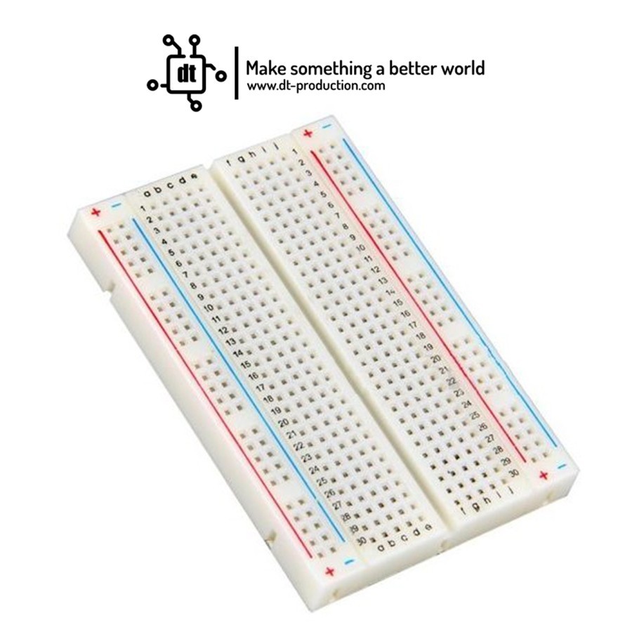 Jual Breadboard 400 lubang mb-102 bread board project board 400 titik ...