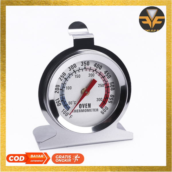 Jual Termometer Oven Analog Stainless 300C Thermometer Suhu Baking ...