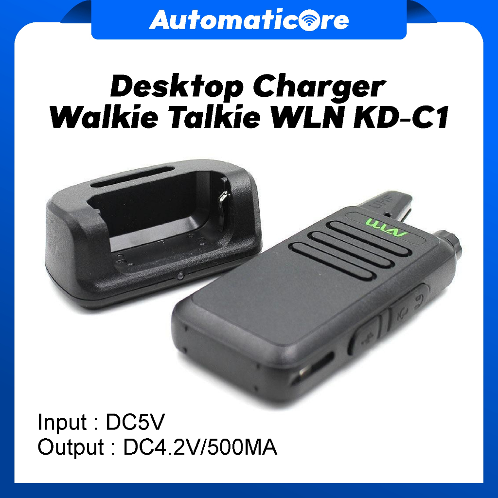 Jual Charger Desktop Dudukan Walkie Talkie WLN KD C1 Original | Shopee ...