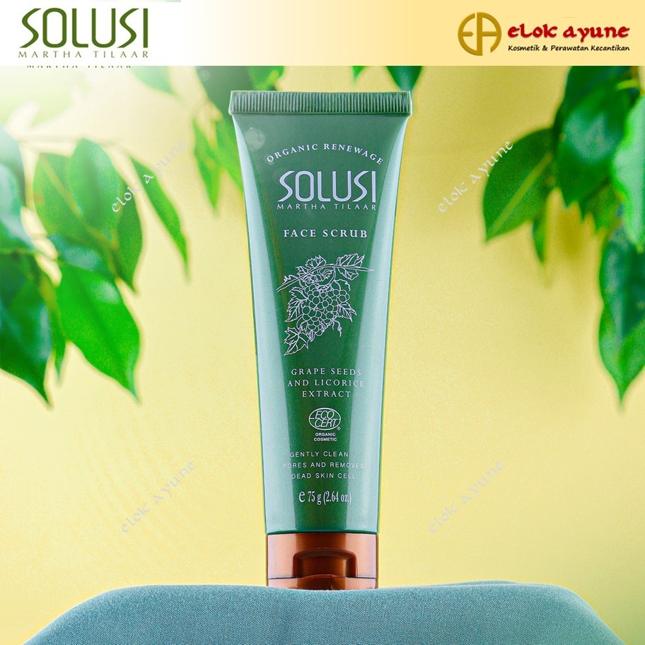 Jual SOLUSI MT Organic Renewage Face Scrub 75ml | Shopee Indonesia