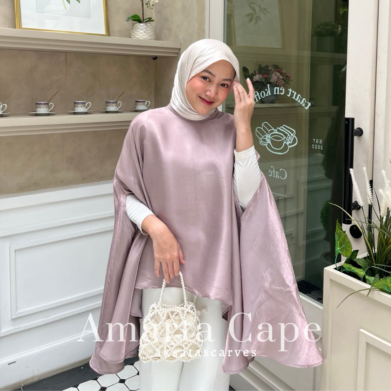 Jual Amarta Cape - Dress Shimmer Kondangan | Shopee Indonesia