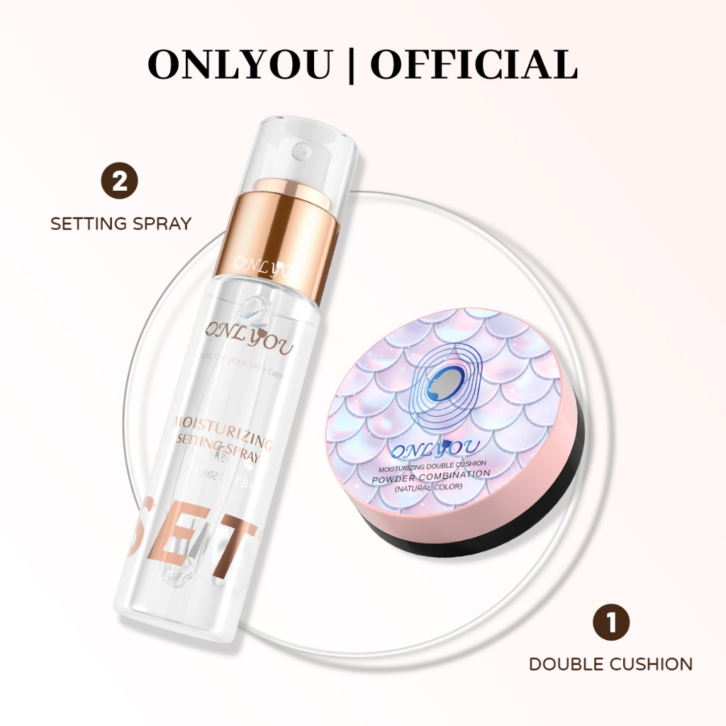 Jual ONLYOU 2PCS Perfect Base Makeup Paket Double Air Cushion 20G ...