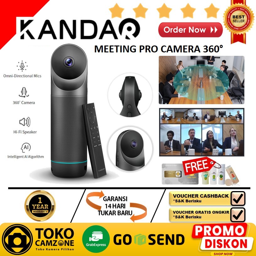 Jual Kandao Meeting Pro Conference Camera 360° Camera Video Conference - Kandao Meeting Pro ...