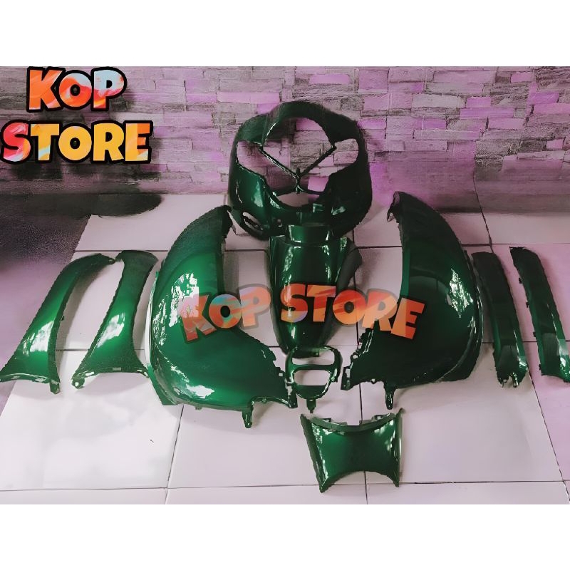Jual Cover Body Scoopy Donat 2017-2020 warna custom hijau candy ...