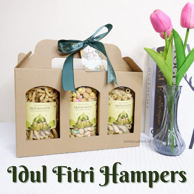 Jual Hampers Lebaran Idul fitri Parcel Lebaran kue kering Hampers Box ...