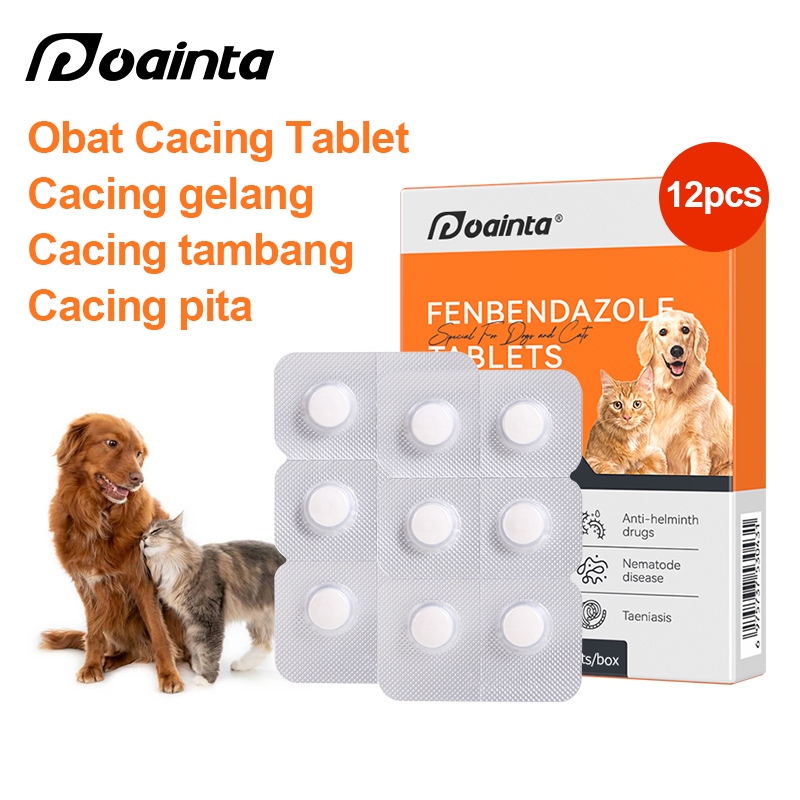 Jual PUAINTA Obat Cacing Kucing Anjing Tablet Obat Cacing Untuk Kucing ...
