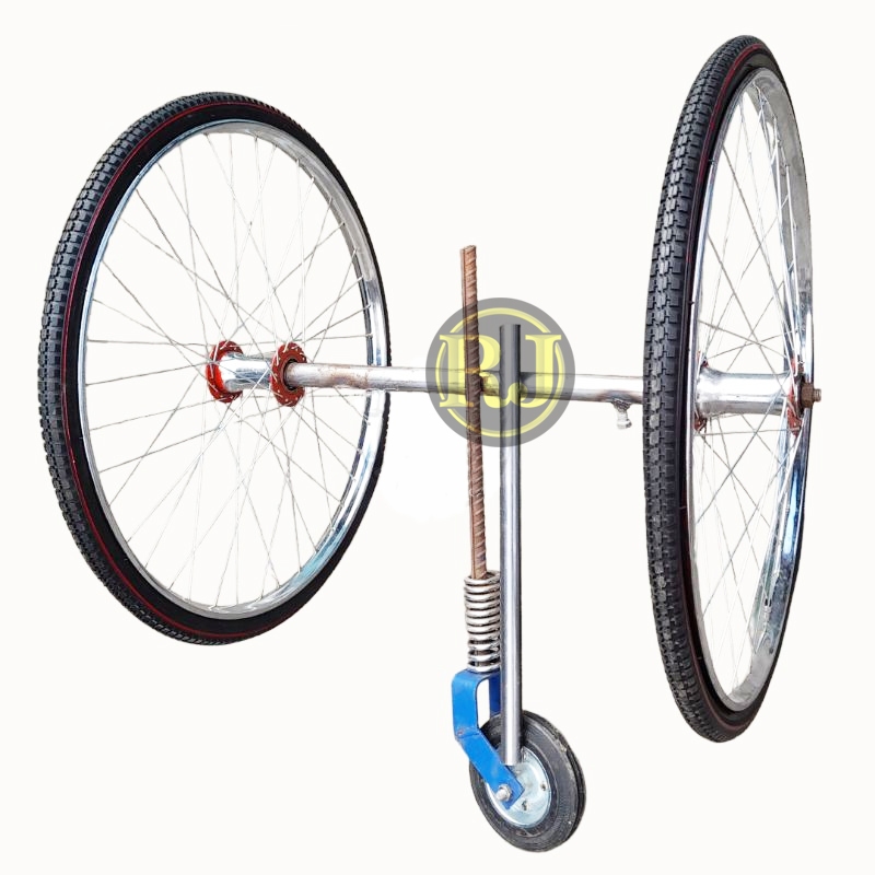 Jual Roda Gerobak velg becak ring 28 fullset dengan geletrek 8 inch ...