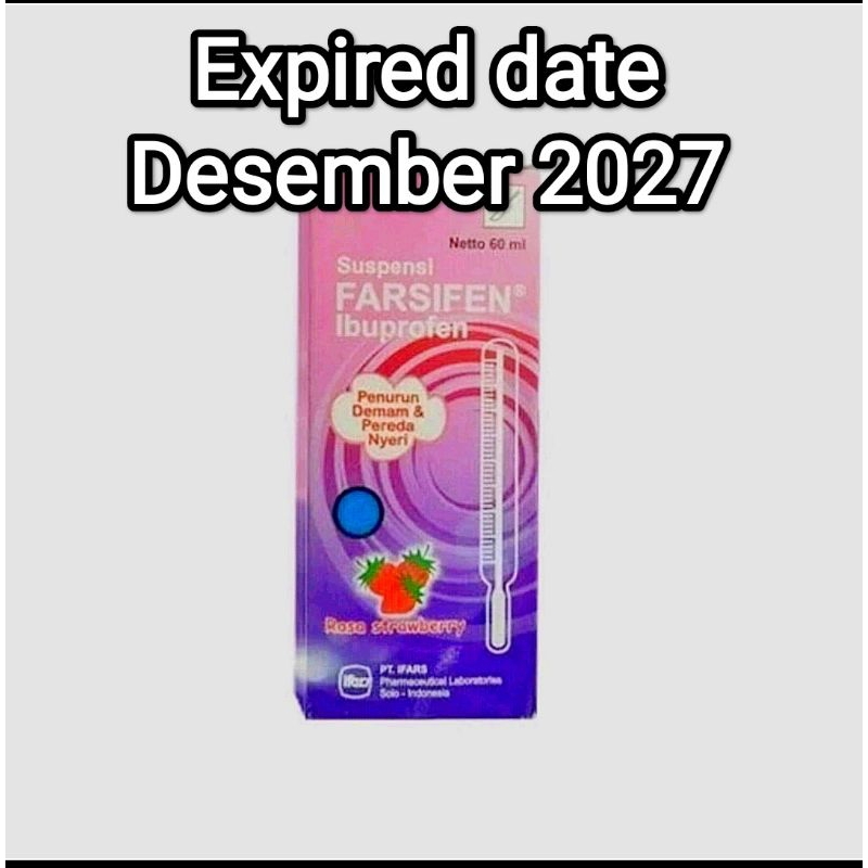 Jual FARSIFEN IBUPROFEN SIRUP 60 ML ( PENURUN DEMAM ANAK) | Shopee ...