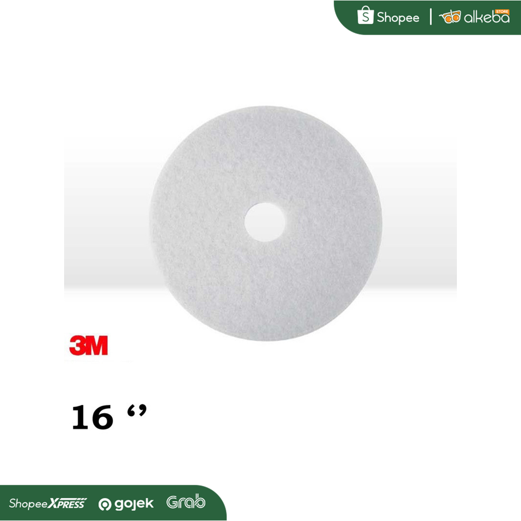 Jual Buffing Pad 3M 16 inch White / Spoon Pad Putih Mesin Polisher ...