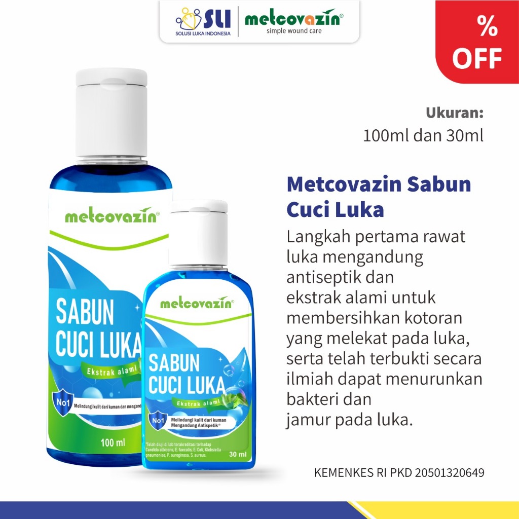 Jual METCOVAZIN SABUN CUCI LUKA 30ML | Shopee Indonesia