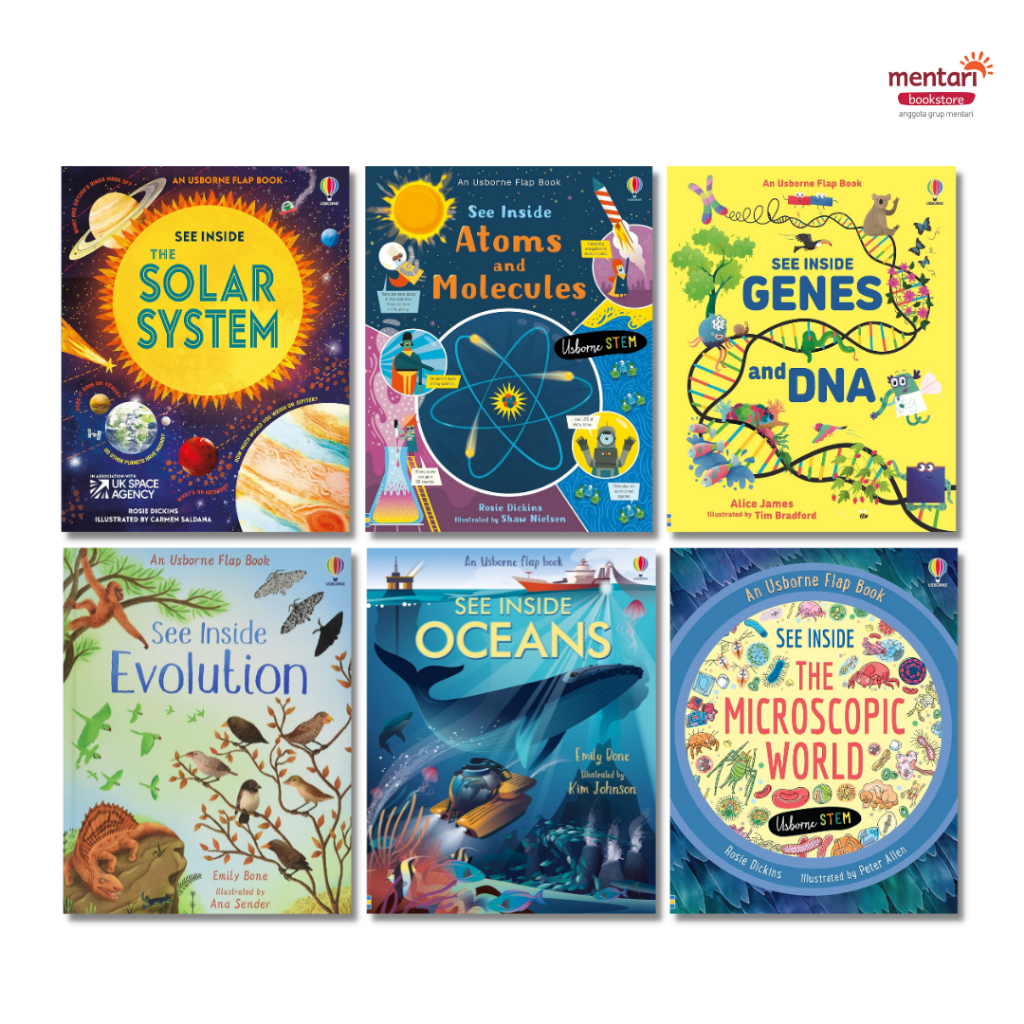 Jual Usborne See Inside : Evolution|Oceans|Micro|Solar|Atom|Dna | Shopee Indonesia