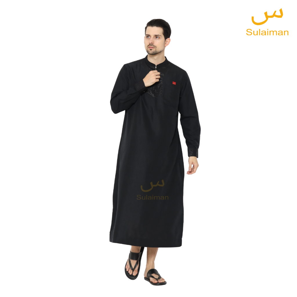 Jual Sulaiman Moslem - Jubah Pria Muslim Dewasa Lengan Panjang Adam ...