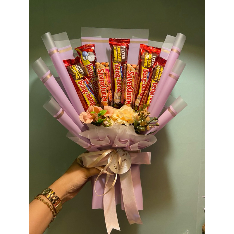Jual Bouquet Bengbeng/ Buket Coklat/ Buket Silverqueen | Shopee Indonesia