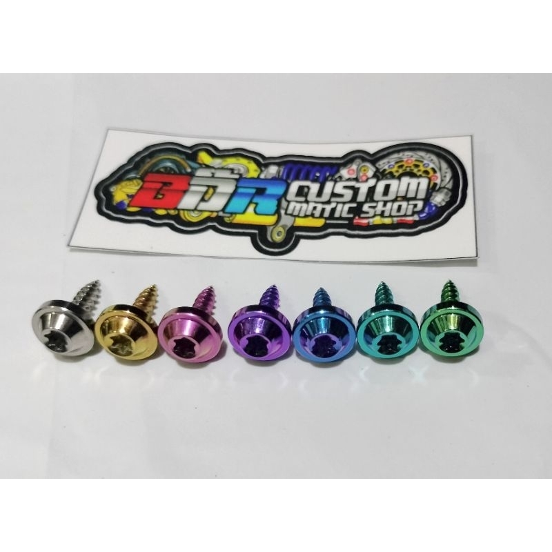 Jual Baut body titanium original Honda Yamaha original vietnam GR 5 ...
