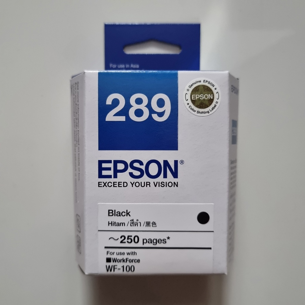 Jual Epson 289 Black Tinta / Cartridge Original (WF-100 / WF100 ...