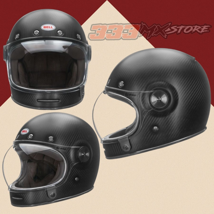 Jual Helm Bell Bullitt Carbon Matte Black Helm Bell Full Face Original ...