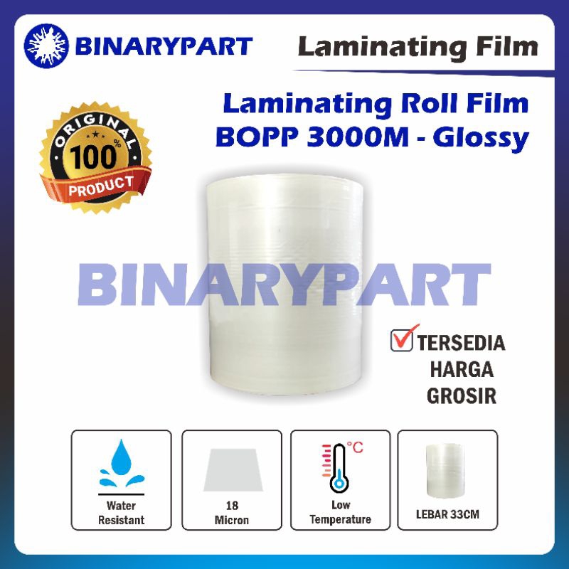 Jual Plastik Laminasi Roll 3000 meter 3000mtr BOPP Laminating | Shopee ...