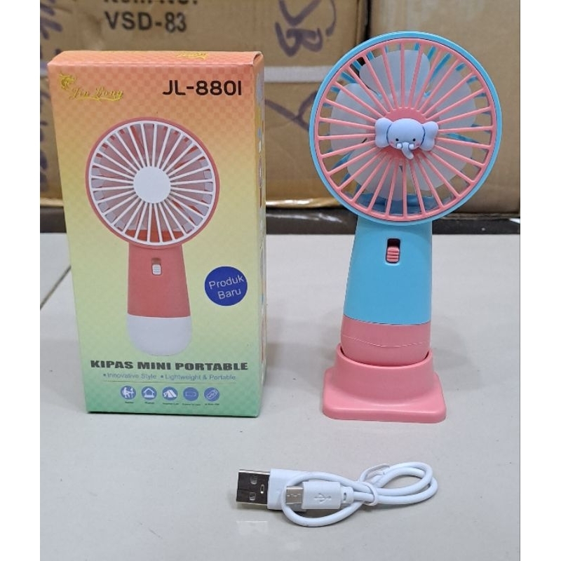 Jual kipas tangan mini portable JL 8801 / kipas tangan mini 2 kecepatan ...